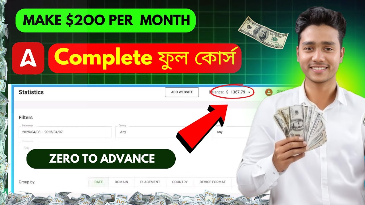 Adsterra Full Course 2025 | A to Z Guide for Beginners (Website ...