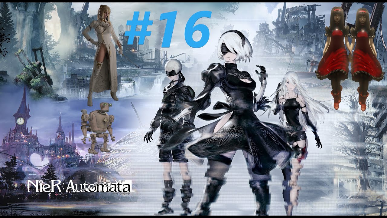 Nier Automata 1st Playthrough Part 16 : SE Marathon Day 28 - YouTube