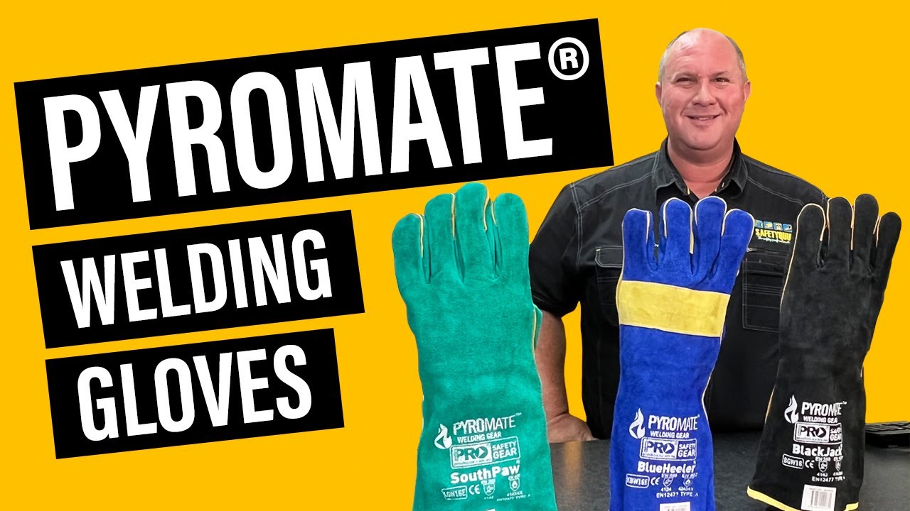 PYROMATE® Welding Gloves, SafetyQuip Australia - YouTube