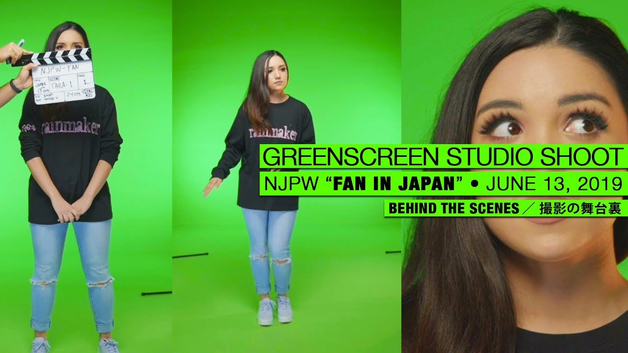 BEHIND THE SCENES: NJPW LIVE IN TOKYO ( GREENSCREEN SHOOT ) - YouTube