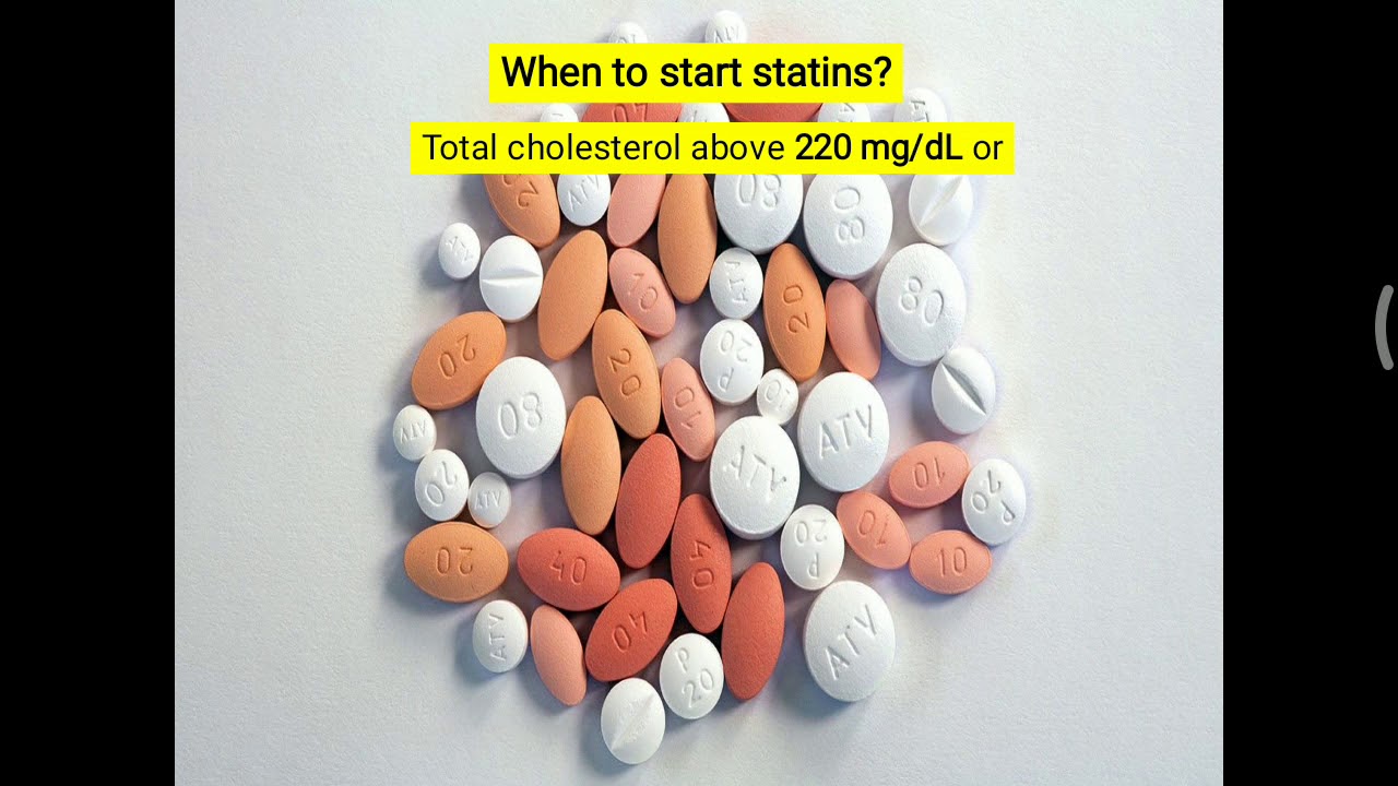 When to start statin? - YouTube