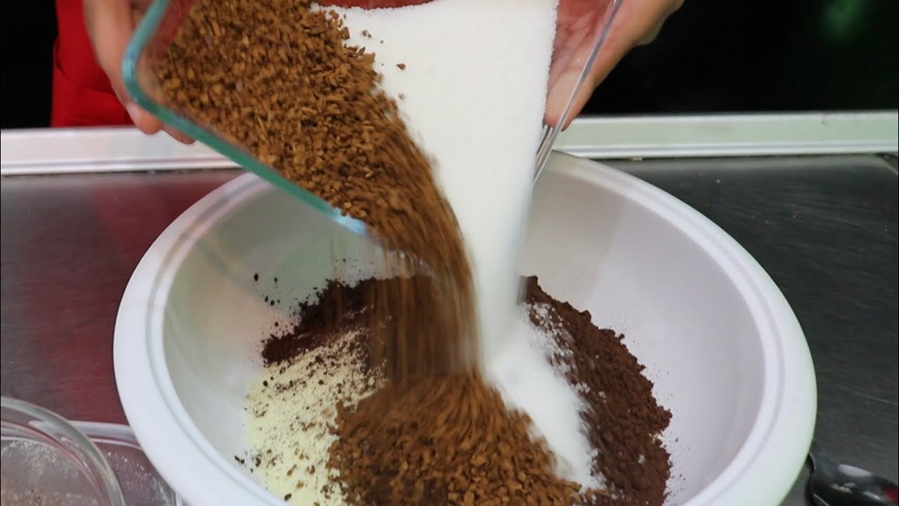 How to make mocha mix coffee at home/ homemade and storable - YouTube