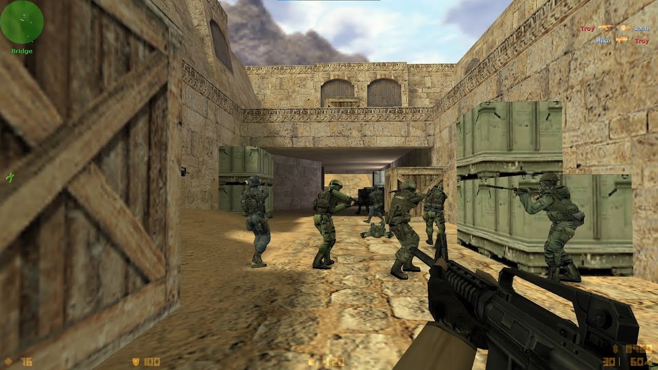Counter Strike Gameplay | Map Dust | Walkthrough - YouTube