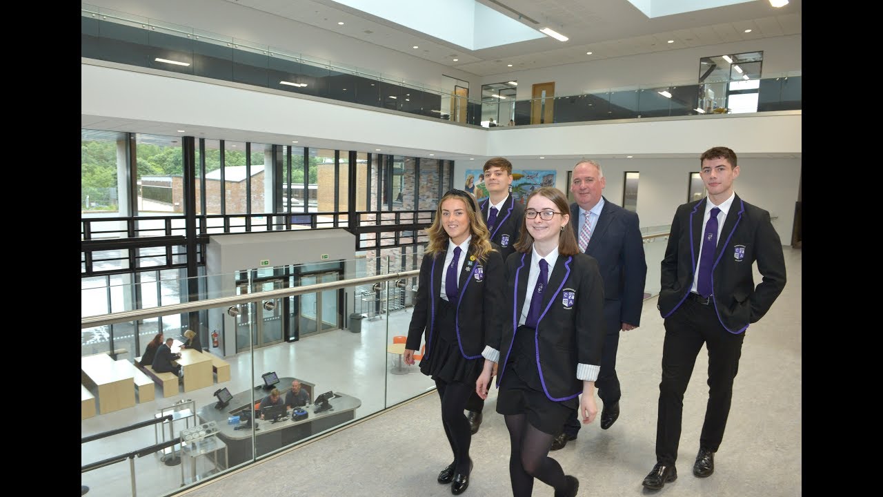 New Cumbernauld Academy building opens 16 Aug 2019 - YouTube