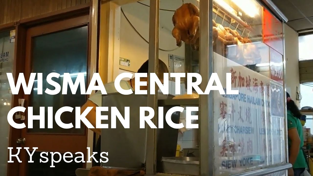 KY eats - Cheap chicken rice at Wisma Central, KLCC - YouTube
