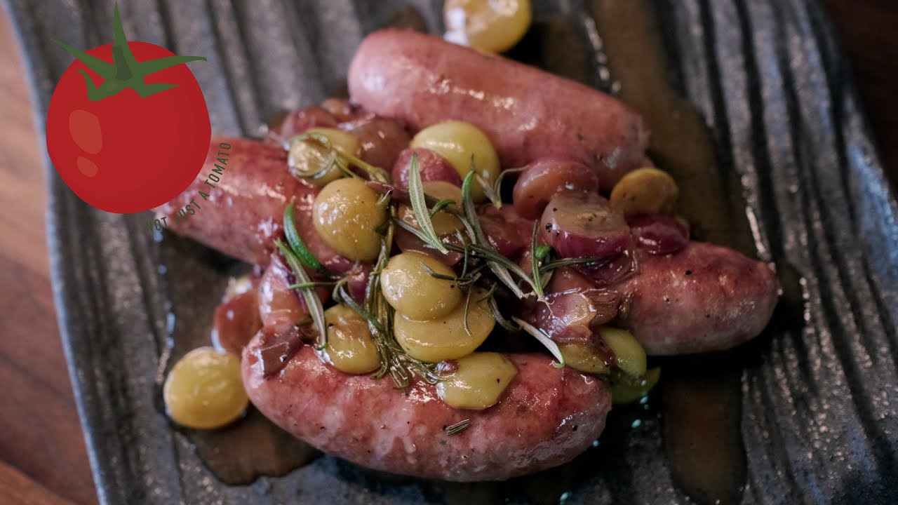 Italian Sausage Recipe | Salsiccia all'Uva | Salsiccia with Grapes ...