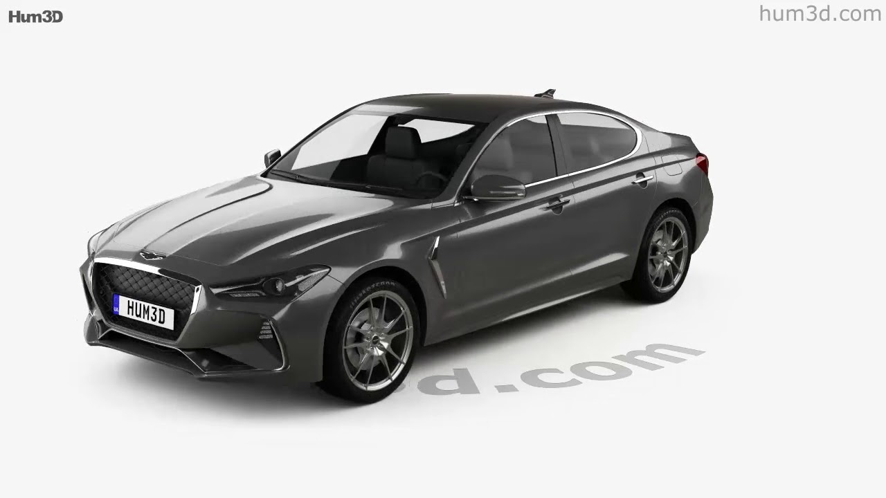 Genesis G70 2020 3D model by 3DModels.org - YouTube