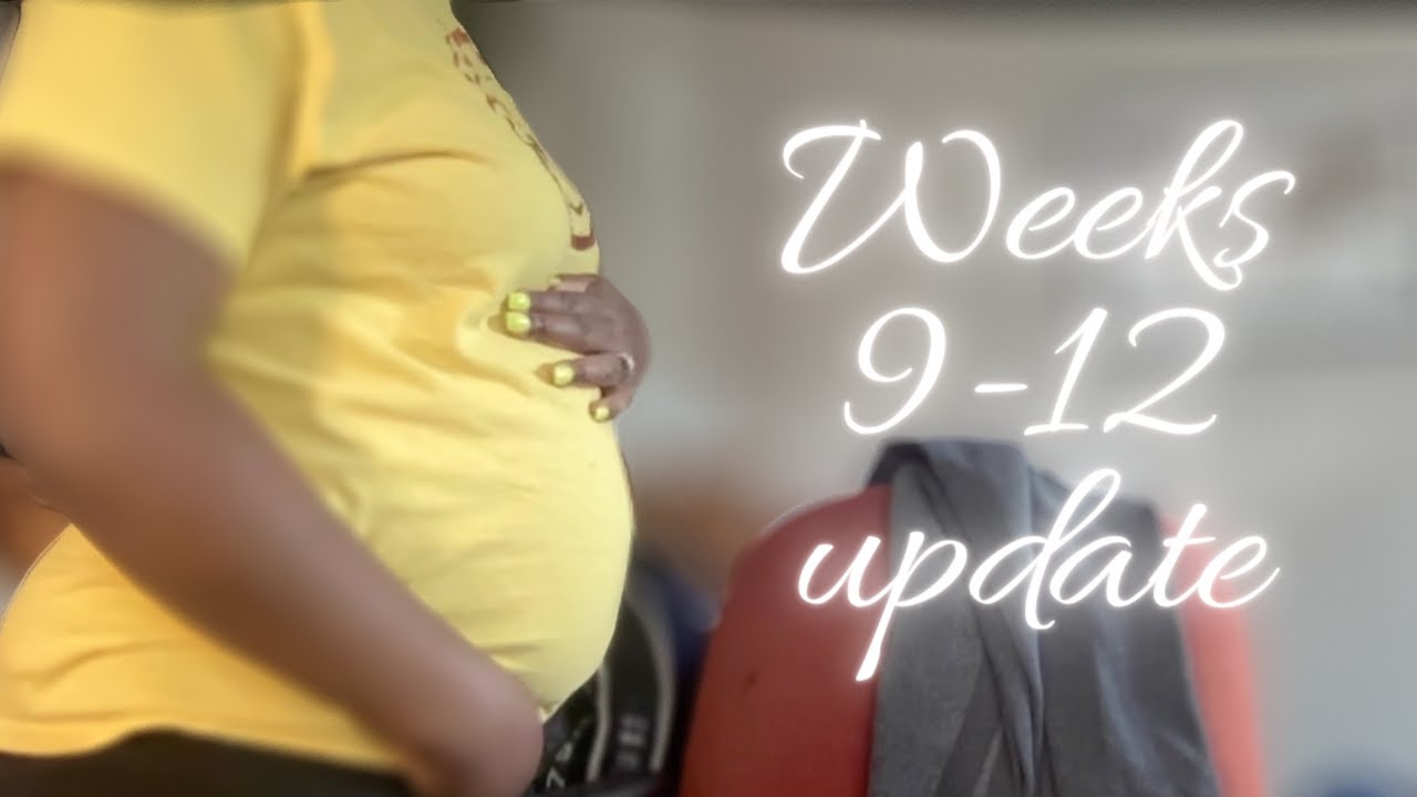 PREGNANCY UPDATE || WEEKS 9-12 + BELLYSHOT - YouTube
