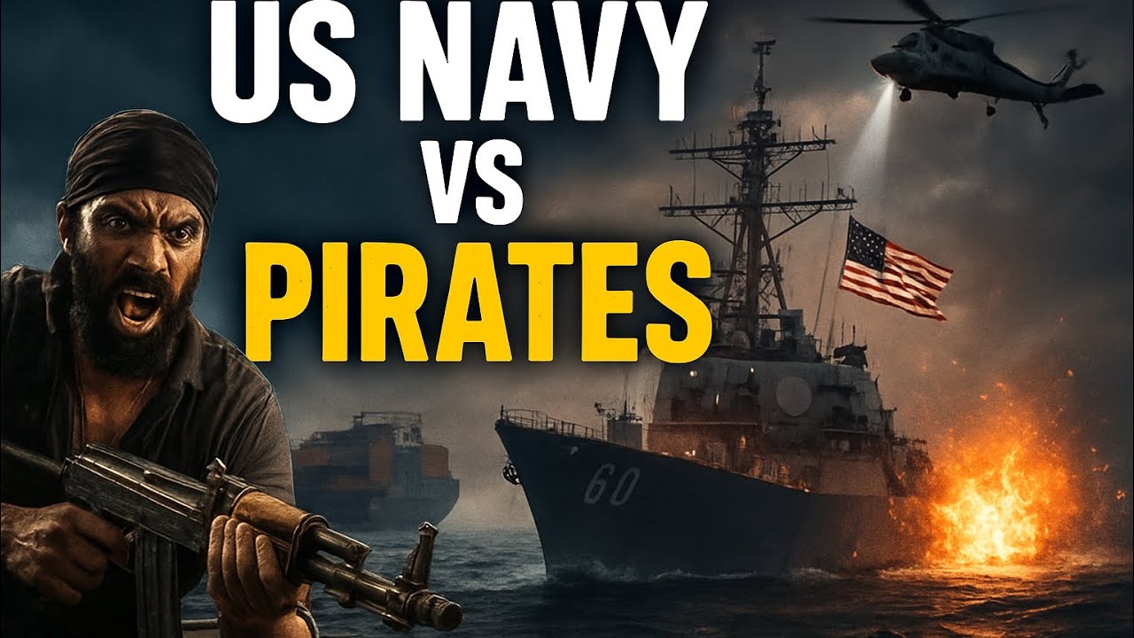 "Pirates Attack Cargo Ship – US Navy’s Power in Action!" - YouTube