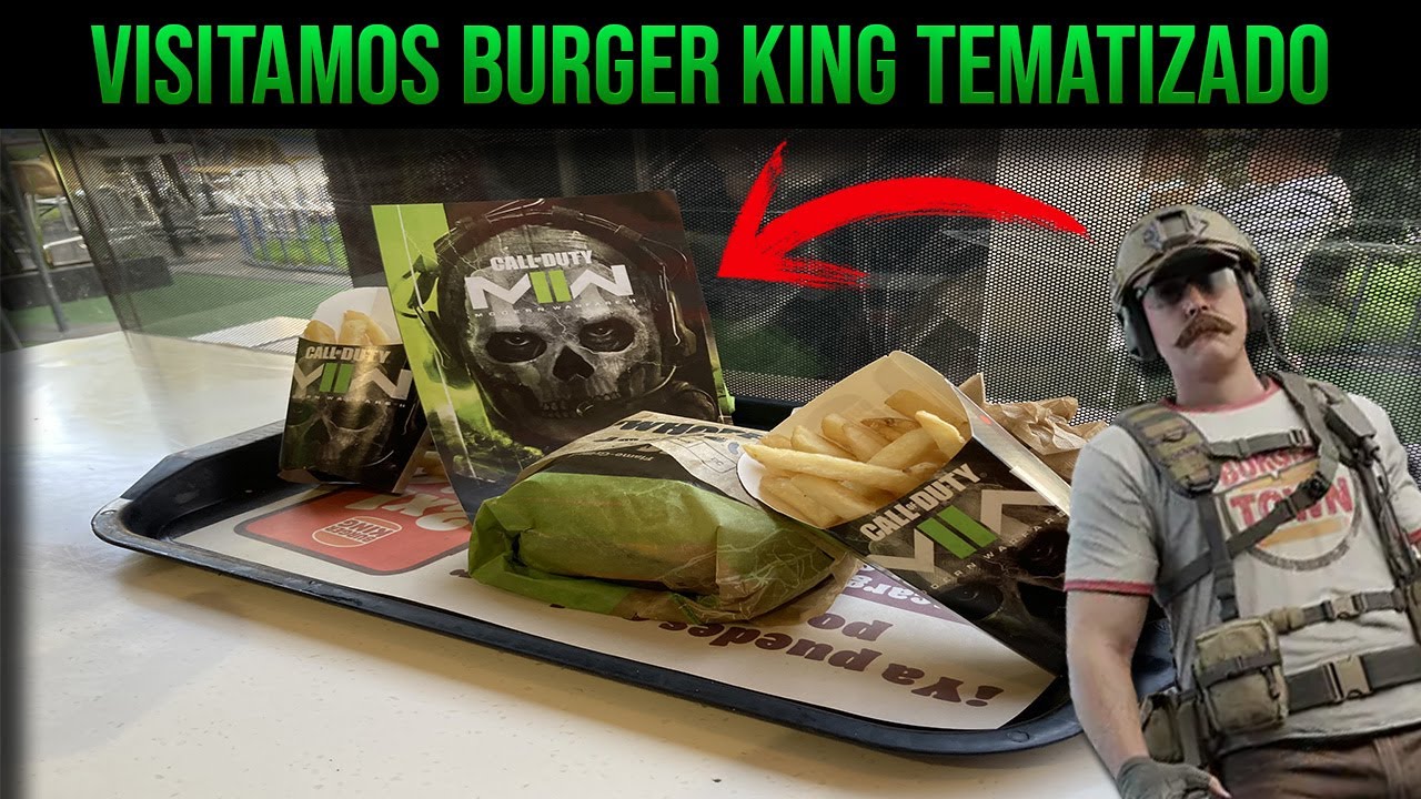 VALE LA PENA EL COMBO DE COD MW2 EN BURGER KING?! 🤔 - YouTube