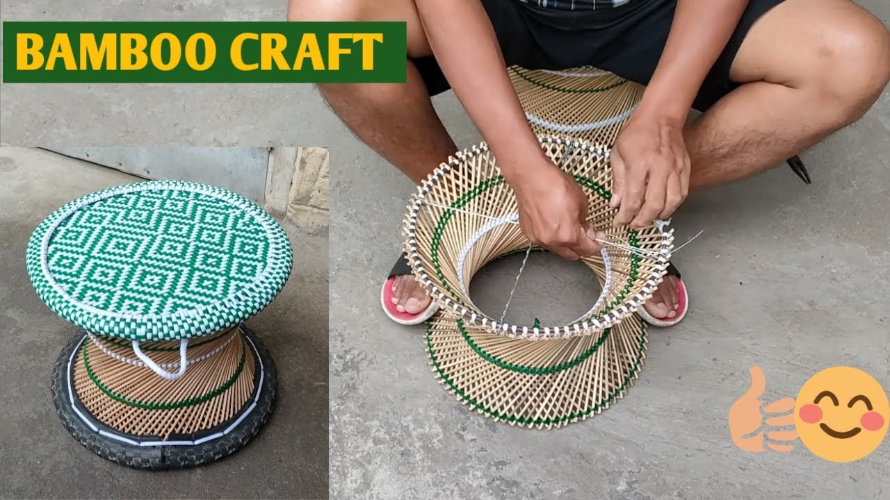 How to make Bamboo Stool/Mora - YouTube