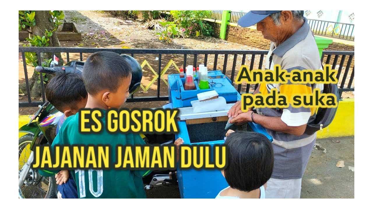 Jelajah jajanan pinggir jalan. Kembali ke nostalgia ES GOSROK pelangi ...