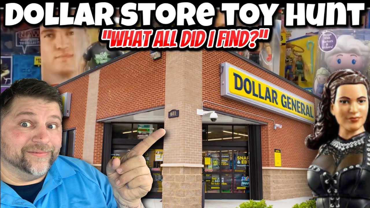 Dollar Store Toy/Action Figure Hunt Multiple Stores - YouTube