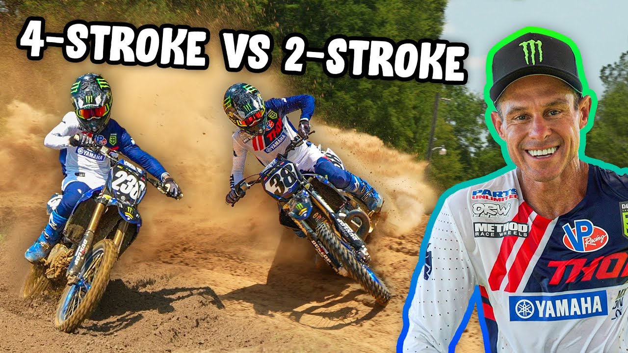 Factory YZ250F VS YZ250 Two Stroke! - YouTube