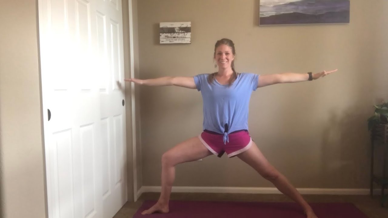 Yoga Pose Tutorial: Warrior 2 - YouTube