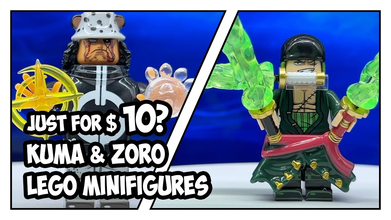 LEGO One Piece | Zoro | Kuma | Unofficial Lego Minifigures Review - YouTube
