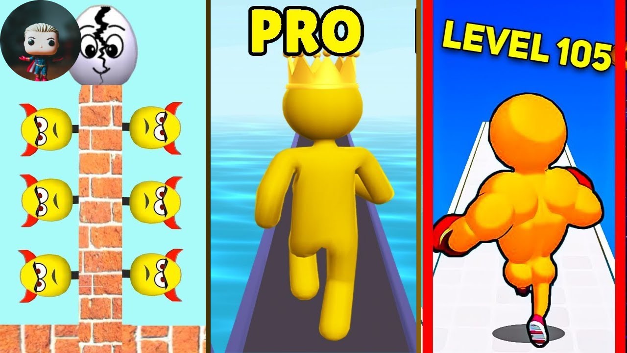 Draw To Smash Vs Giant Rush Vs Level Up Runner - YouTube