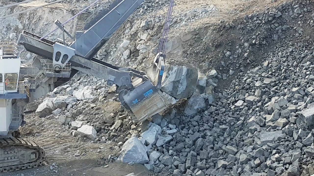 VR Steel Rope Shovel Dipper WK 55 - YouTube