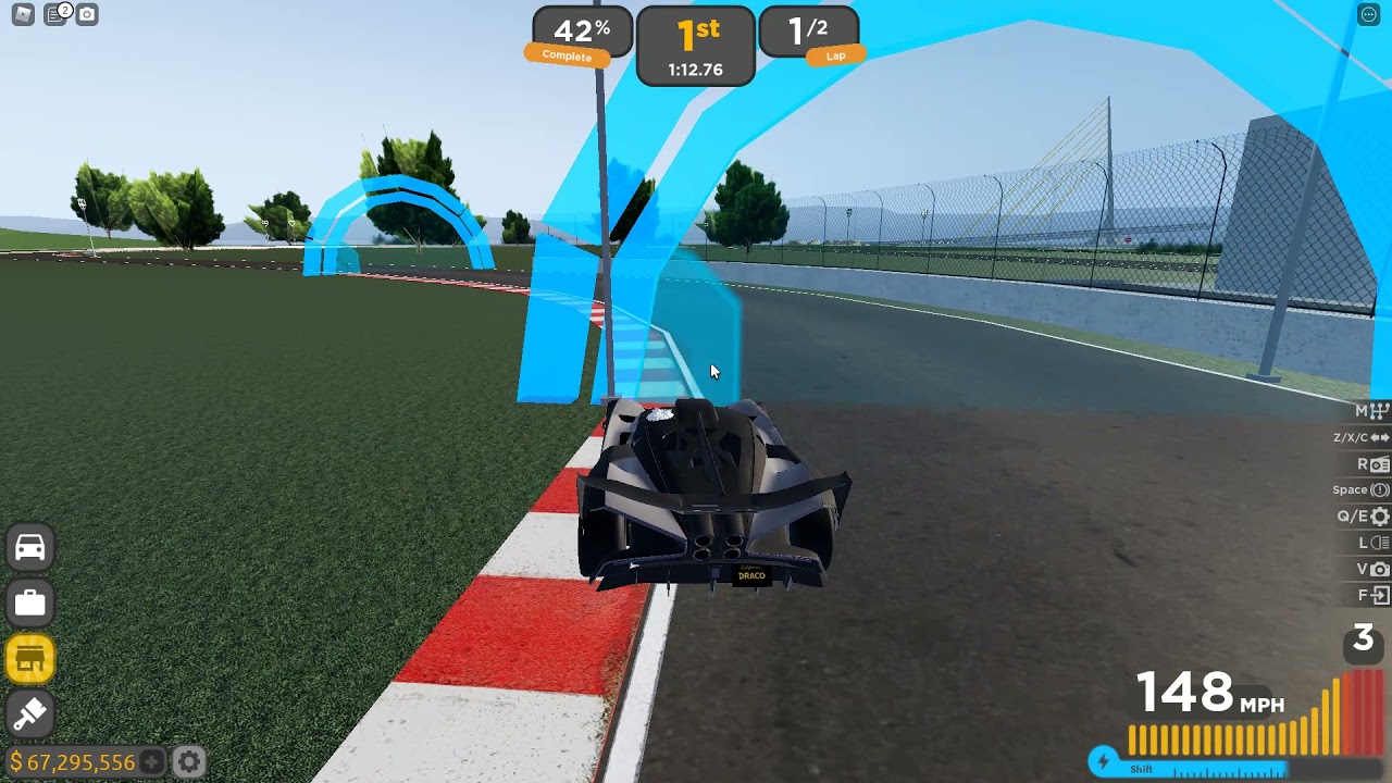 ROBLOX DRIVING EMPIRE - Circuit Race - Bugatti Bolide - YouTube