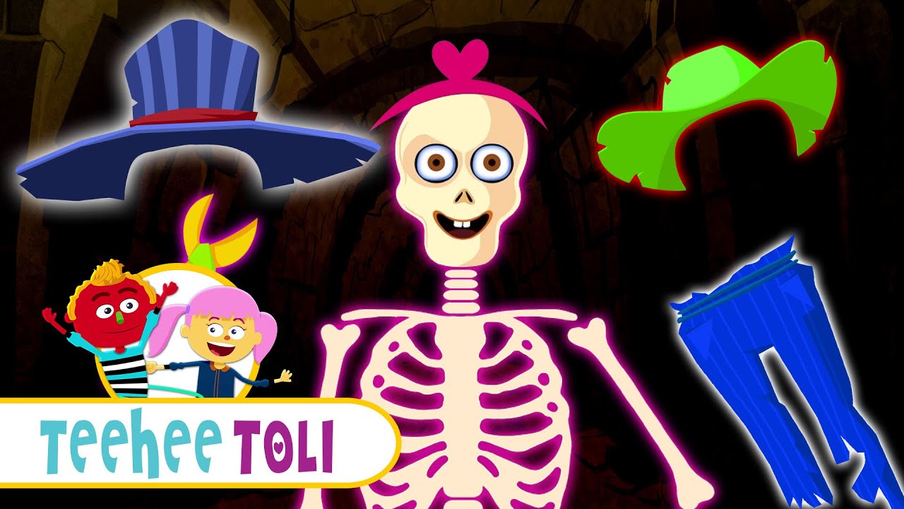 Teehee Toli | Skeleton Dress Up Game | Hindi Kids songs collection ...