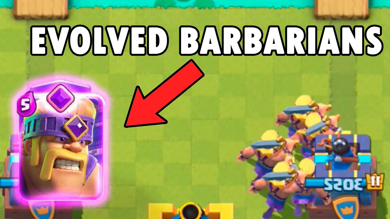 EVOLVED BARBARIANS. ||| CLASH ROYALE!!! - YouTube