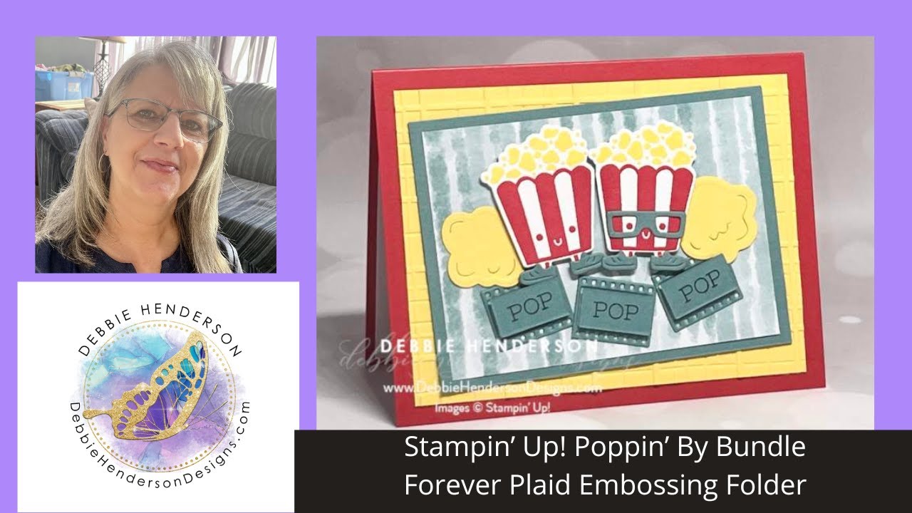 Stampin' Up! Poppin' By Bundle & Forever Plaid Embossing Folder - YouTube