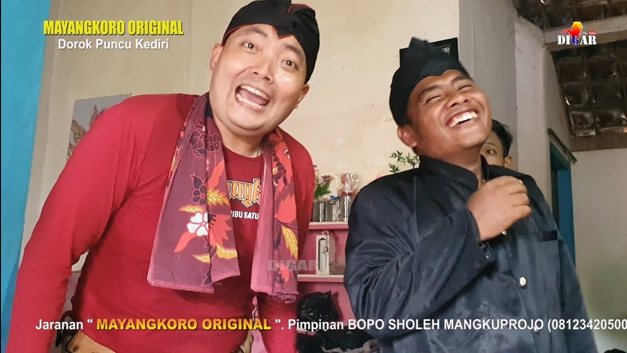 Bopo Sholeh Bersama Anak Wayang di Belakang Panggung Mayangkoro Original - YouTube