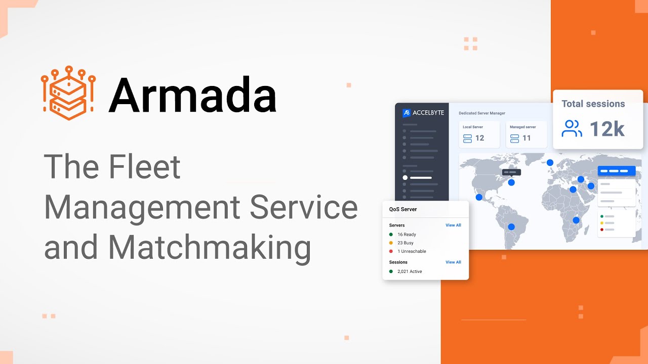 AccelByte Virtual GDC 2021 - Setting Up Armada Fleet Management Service and Matchmaking - YouTube