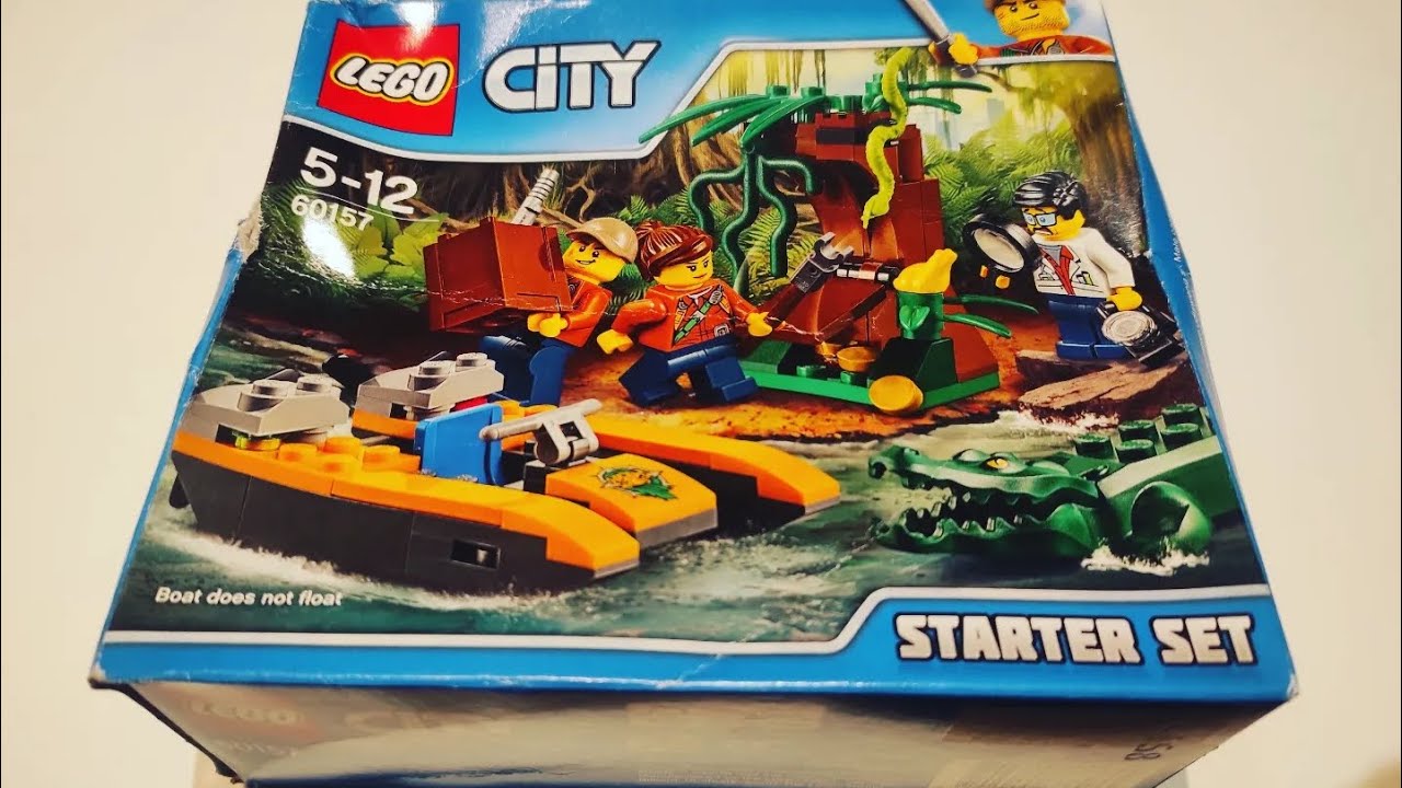 Unboxing Lego City 60157 (three minifigs) - YouTube