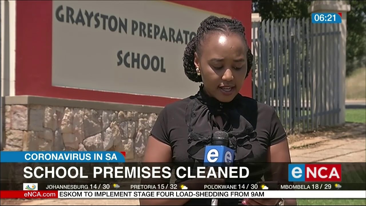 Grayston Preparatory school thoroughly cleaned - YouTube