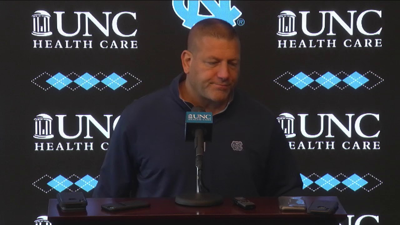 UNC Football: Phil Longo Press Conference 090919 - YouTube