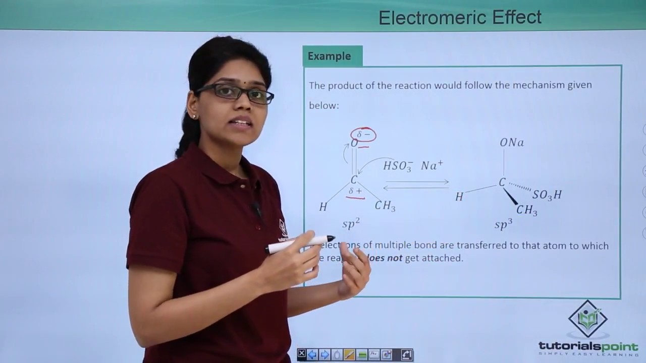 Class 11th – Electronic Displacement Effects - Electromeric Effect ...