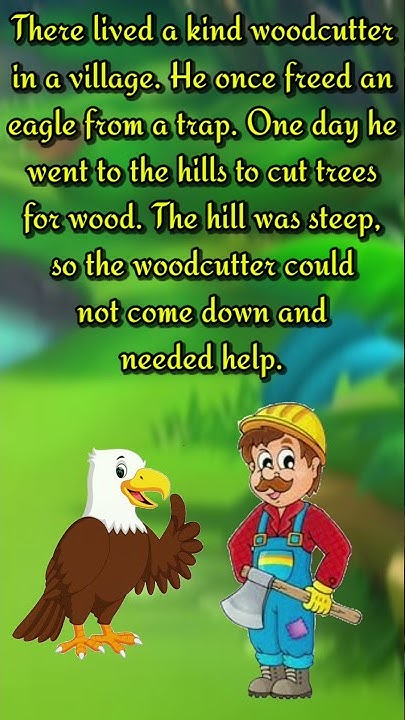 The Eagle and The Woodcutter | Short English Story | English ...
