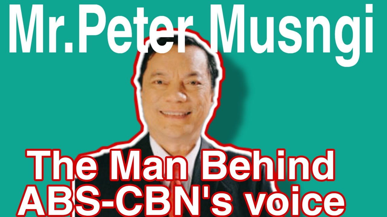 Peter Musngi/Boses ng ABS-CBN - YouTube