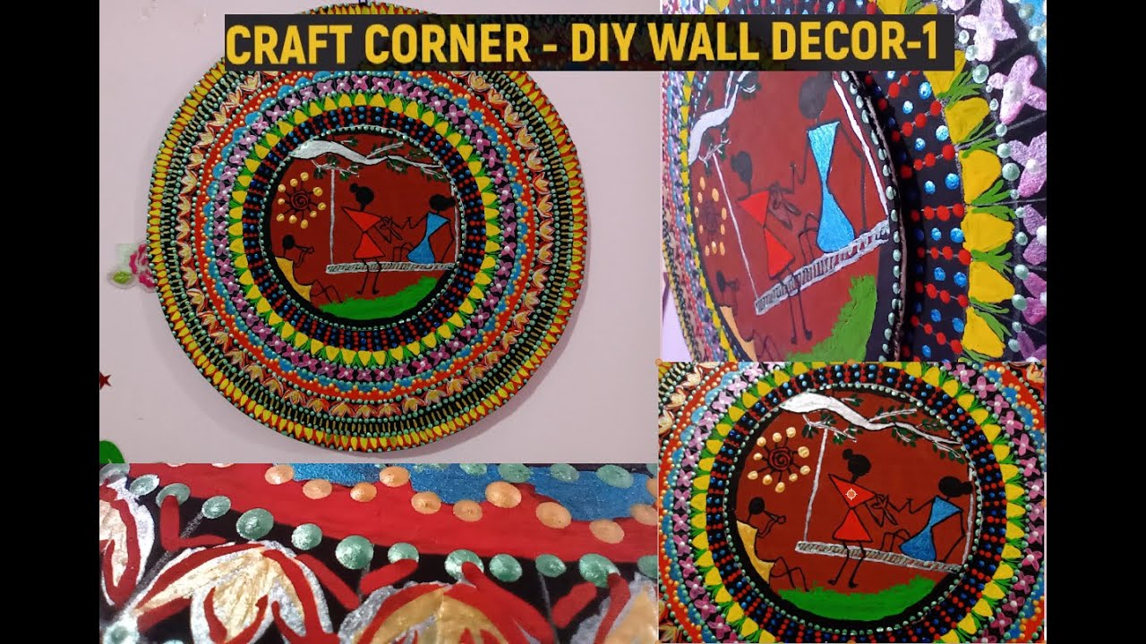 DIY-Wall Decor/Craft Corner/Cardboard Craft/Wall hanging with detailed ...