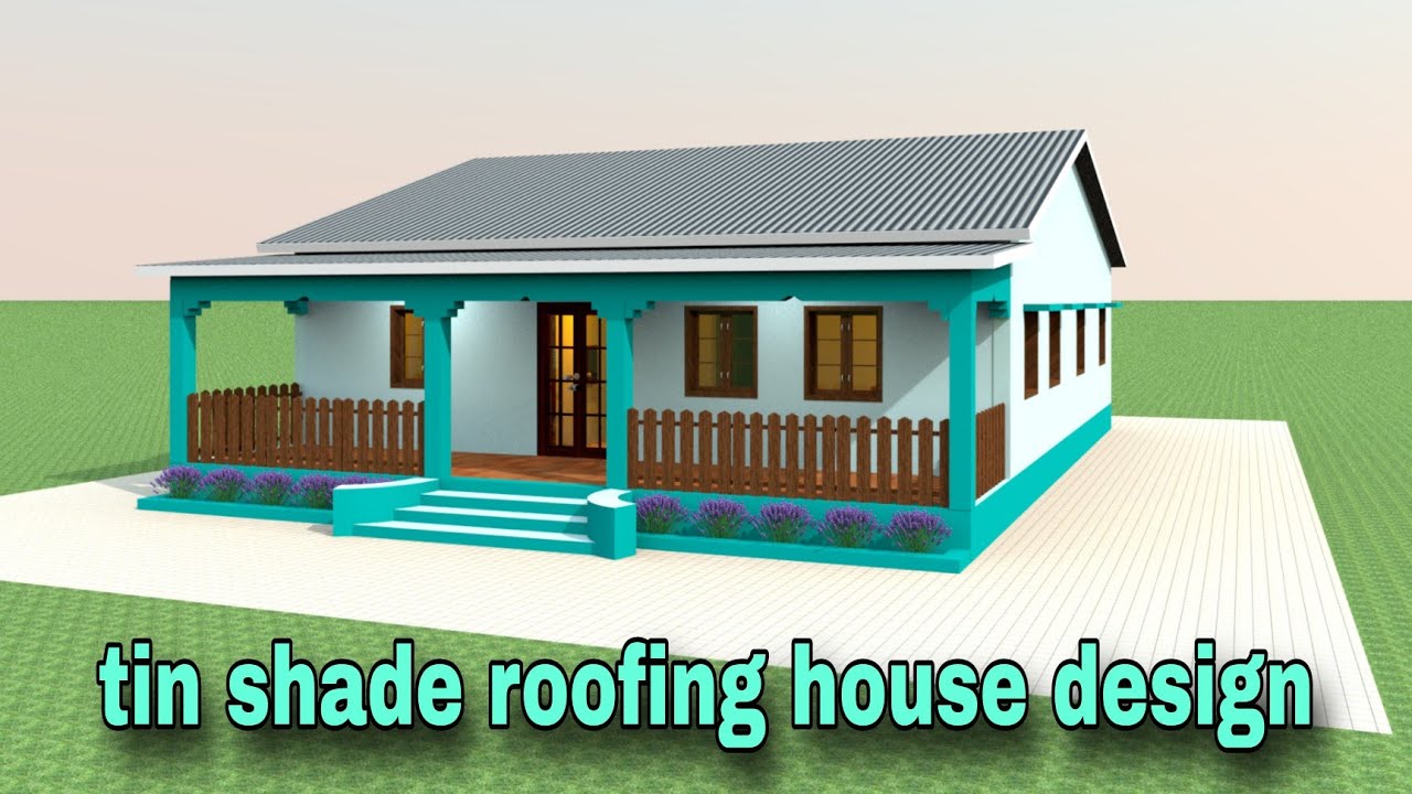 39'2" by 53'9 4bkh tiny house design| tin shade roofing house design ...