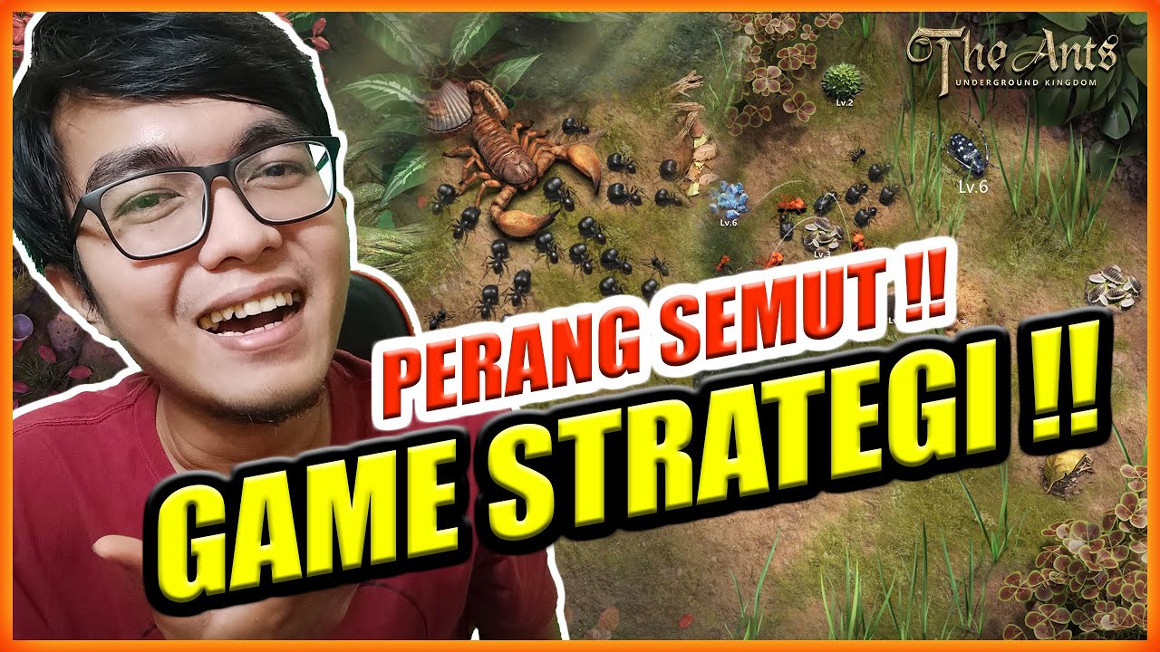 GAME STRATEGI PERANG SEMUT ANDROID !! MARI KITA COBA THE ANTS ...