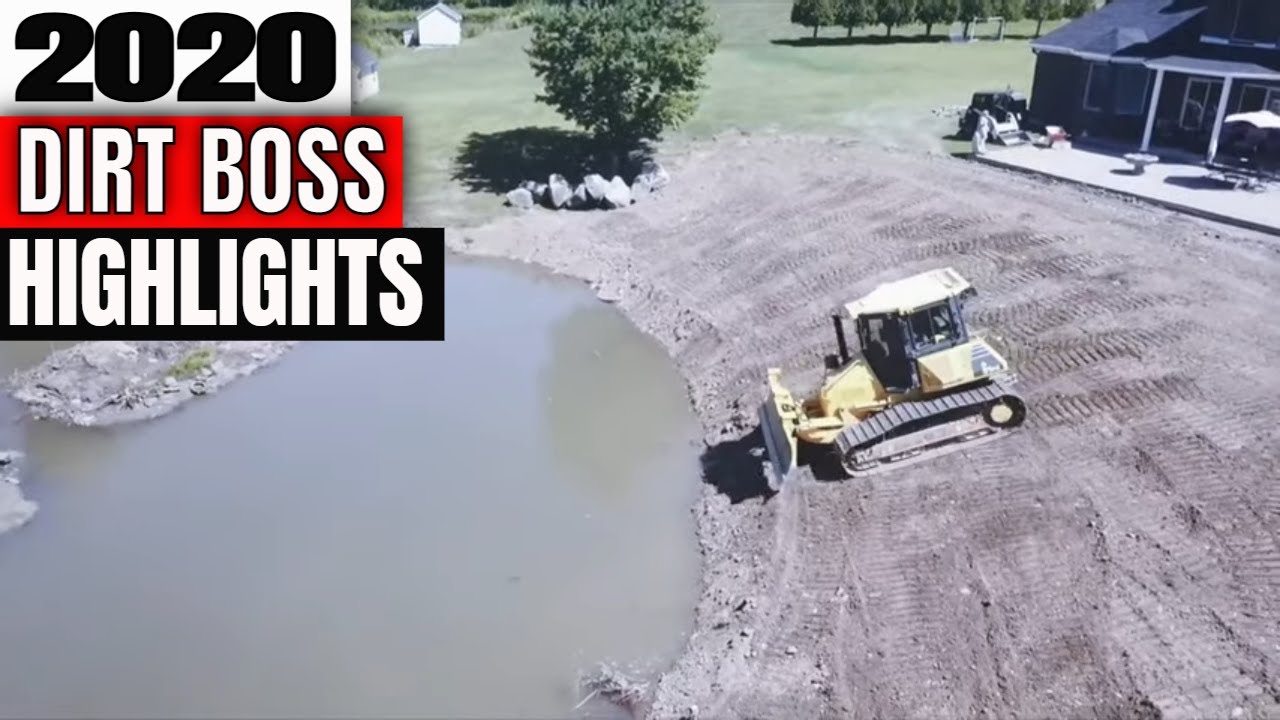 2020 DIRT BOSS Excavating yearly Highlights all in 3 minutes ! - YouTube