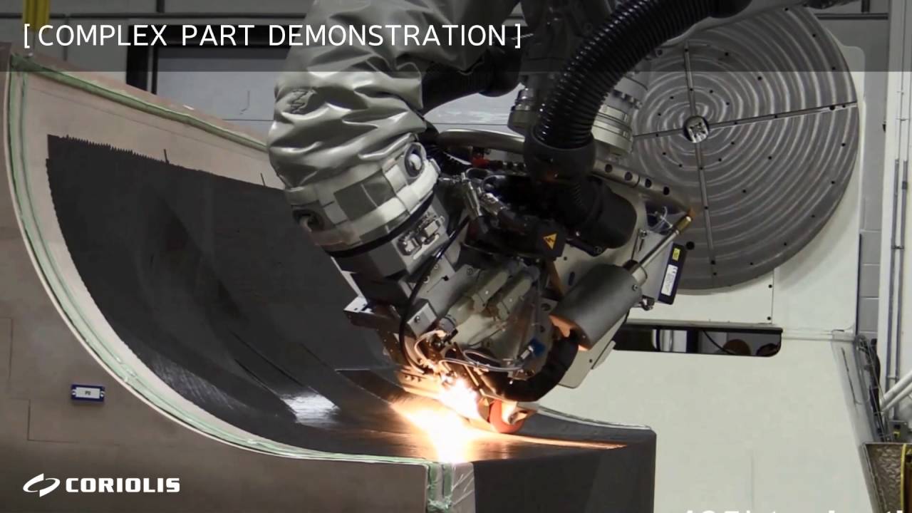 Coriolis Composites - COMPLEX PART DEMONSTRATION (30) - YouTube