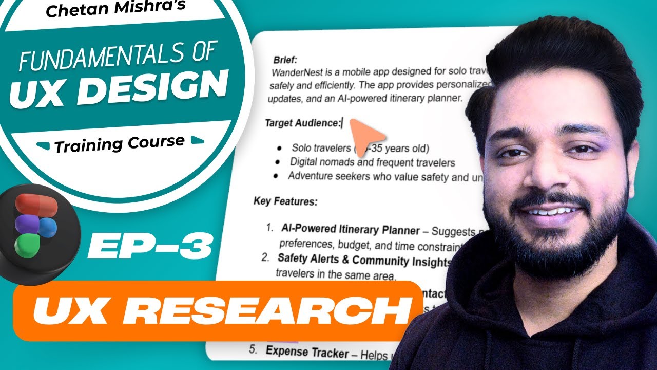 How to do UI UX Research | Fundamental of UX Design | Ep-3 - YouTube