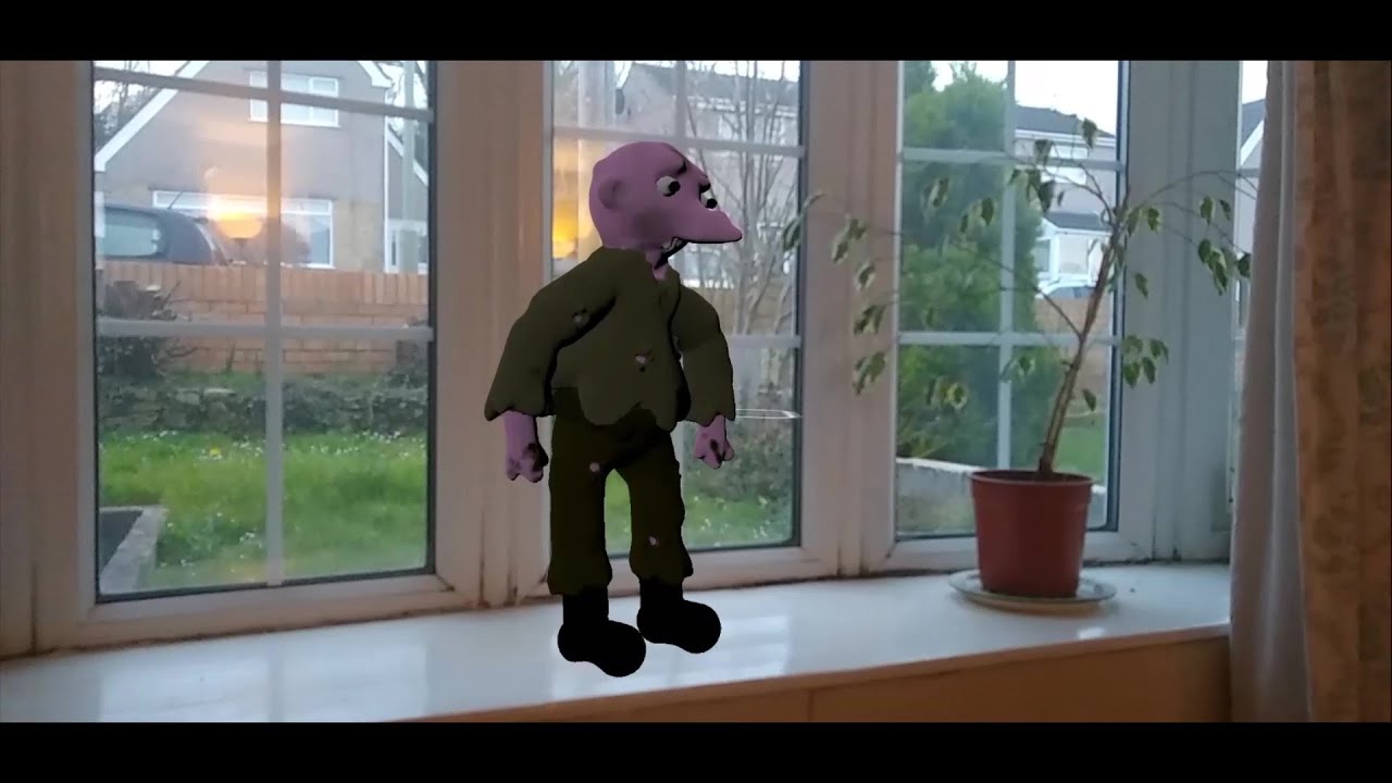 A-Frame AR (Augmented Reality) on mobile phone - YouTube