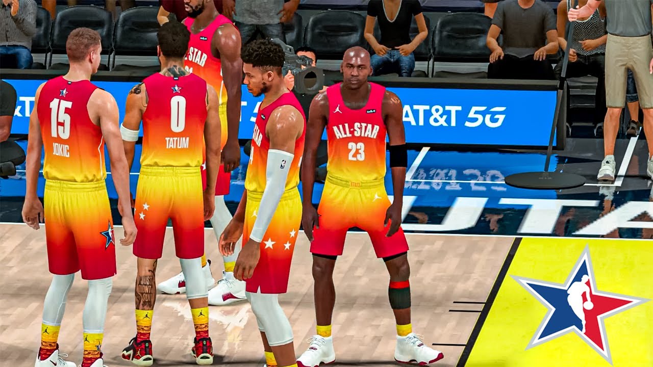 Nba 2k23 All Star Game G O A T Edition Michael Jordan Vs Lebron James