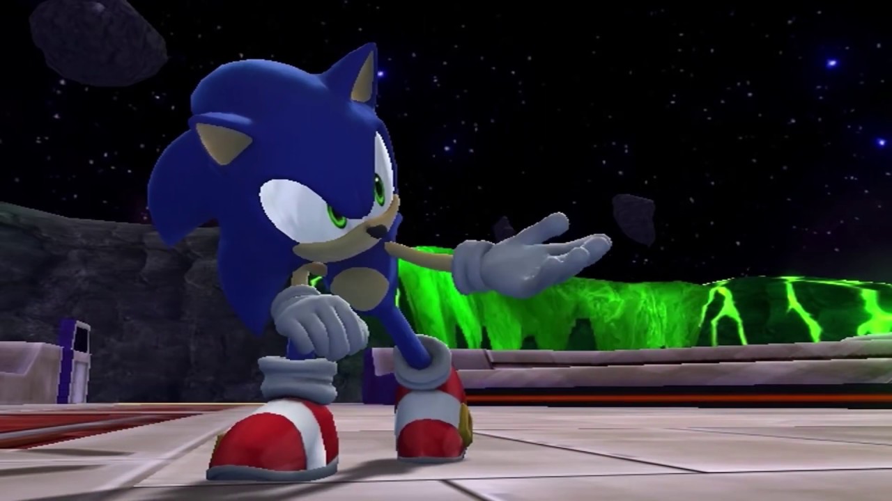 17 - Cocky Sonic - Sonic Colours cutscene (without sub) - YouTube
