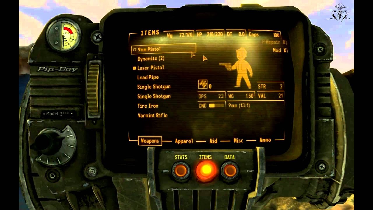 Fallout New Vegas : 10 minutes of gameplay - YouTube