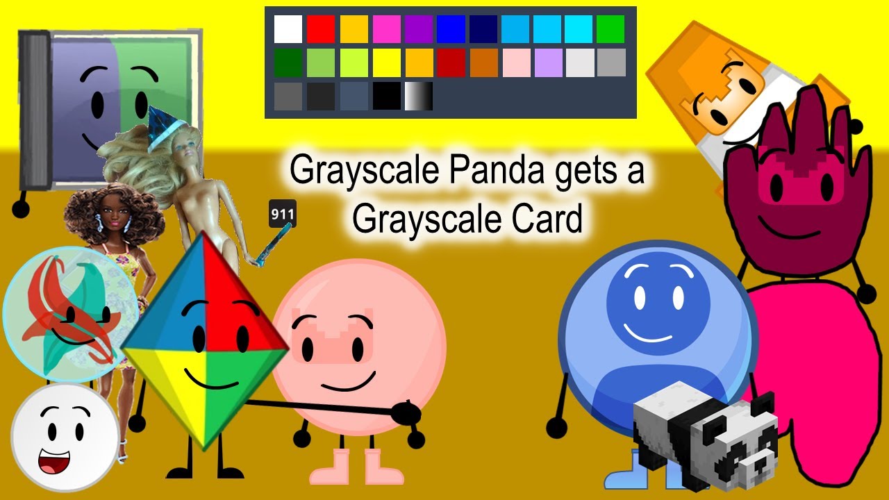Grayscale Panda gets a Grayscale Card - YouTube