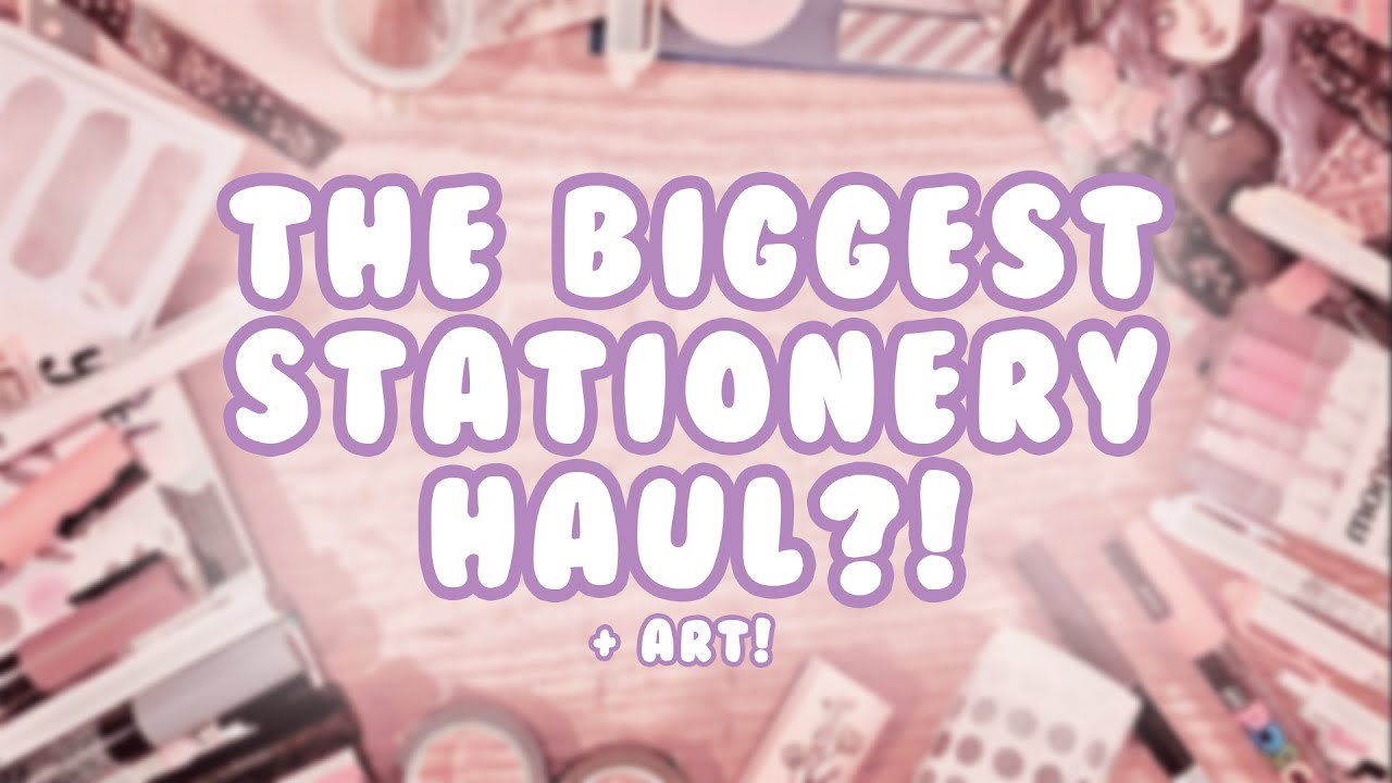 MASSIVE Stationary Haul?! (StationaryPal Collab!) - YouTube