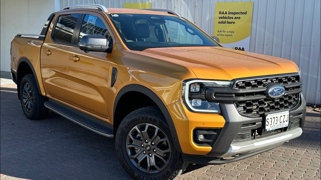 2022 Ford Ranger Wildtrak 3.0 V6 Premium Pack / Lux Yellow - YouTube