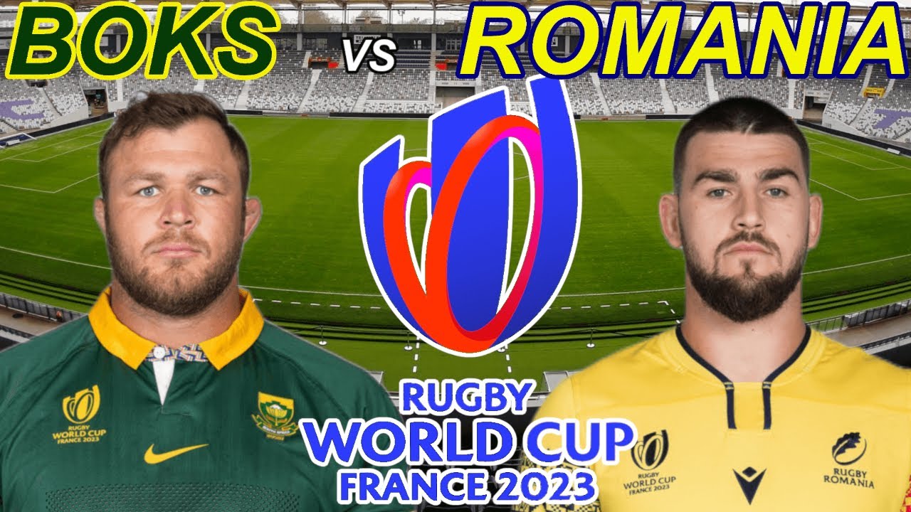SOUTH AFRICA vs ROMANIA Rugby World Cup 2023 Live Commentary - YouTube