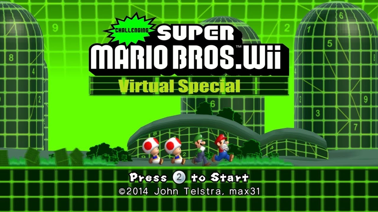 ️Challenging Super Mario Bros. wii Virtual Special (HACK) #1-1 - YouTube