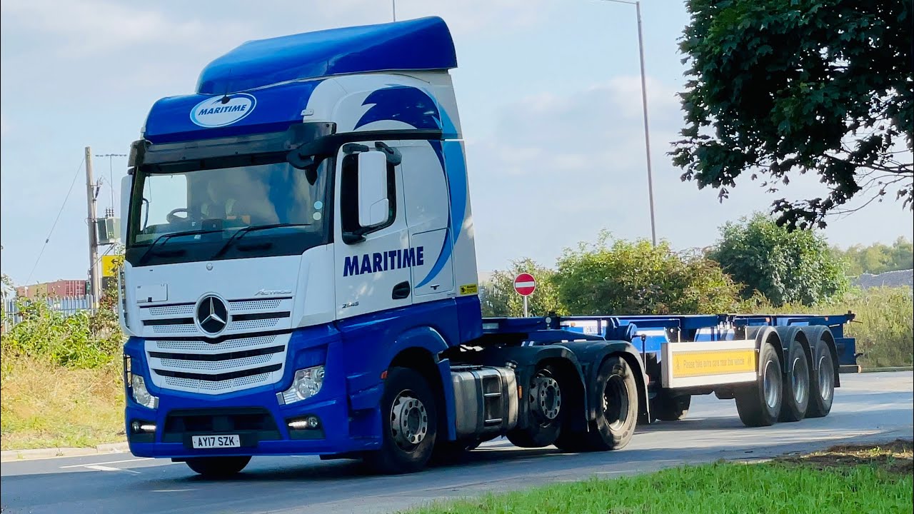 Maritime Lorry 3037 At Doncaster Leaving At Freightliner Doncaster ...